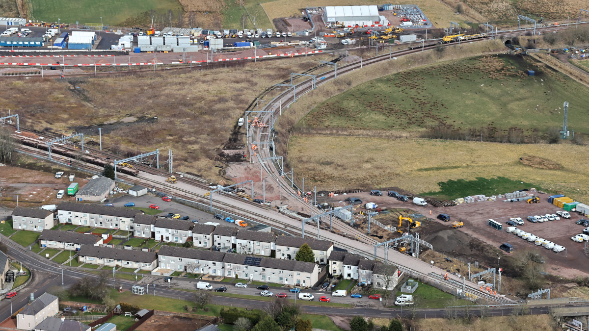 First phase of Carstairs Junction upgrade nears completion - Rail UK