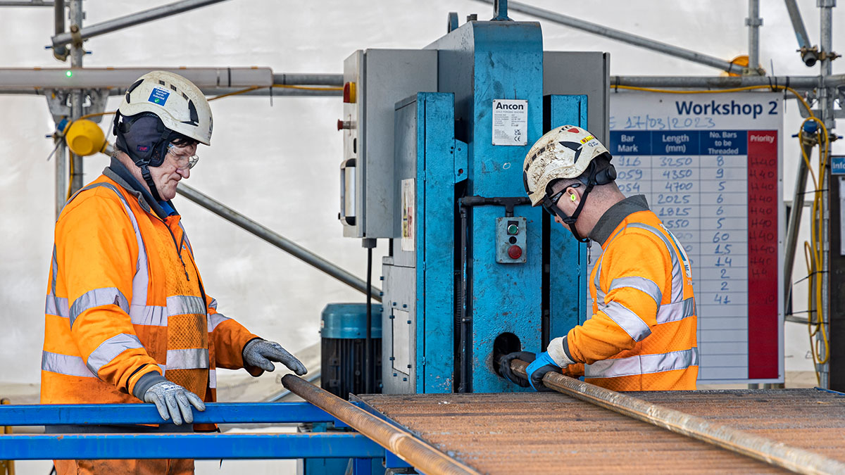 HS2 tackles materials shortfall by opening a new on-site rebar ...