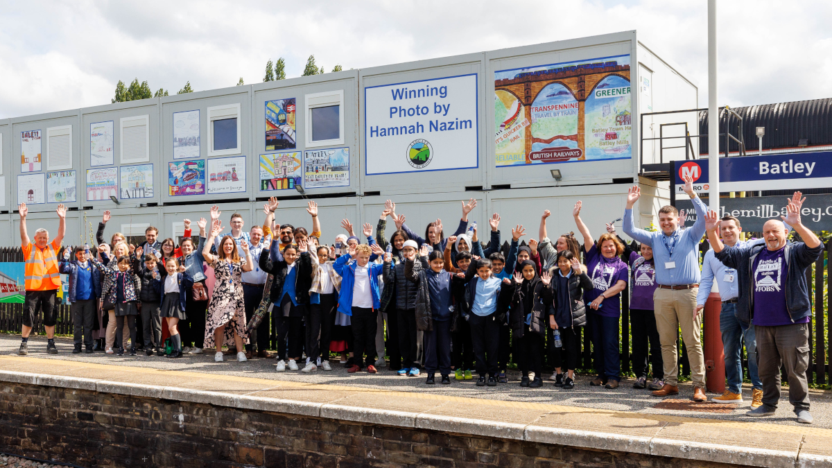 West Yorkshire schoolwork brightens up Batley railway station - Rail UK