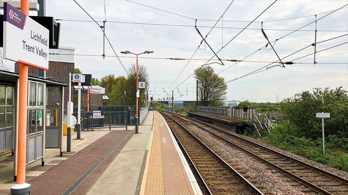 Temporary end of the line in Lichfield for Cross City passengers - Rail UK