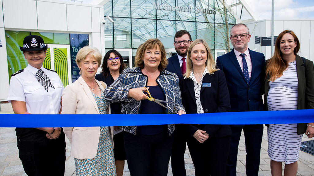 Transport Minister officially opens Motherwell station redevelopment ...