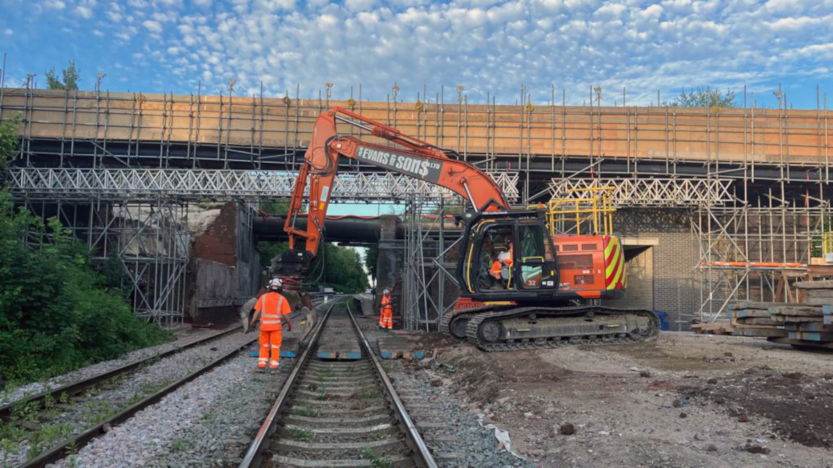 Railway reopens after Wigan to Bolton electrification bridge work - Rail UK