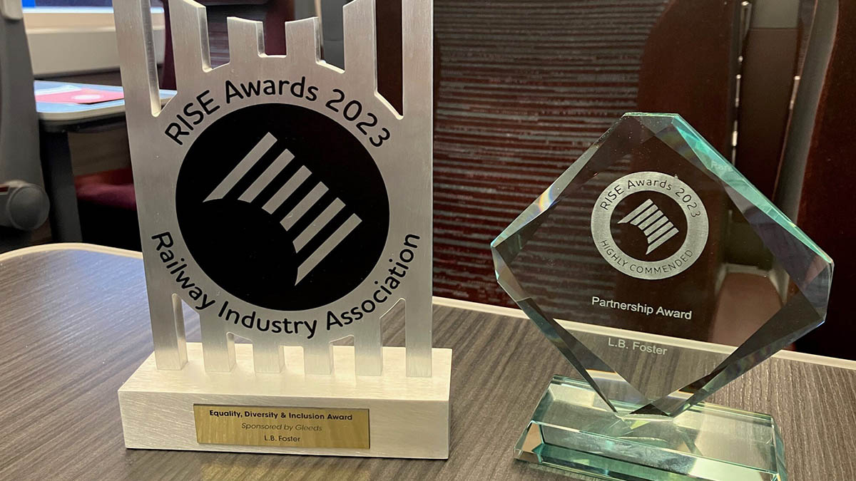 L.B. Foster Success at Railway Industry Association RISE Awards - Rail UK