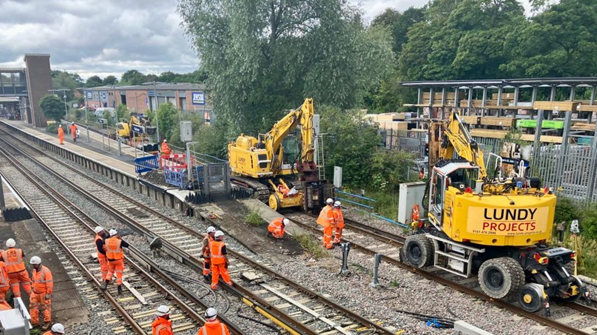 Network Rail engineers have successfully handed back the line between ...