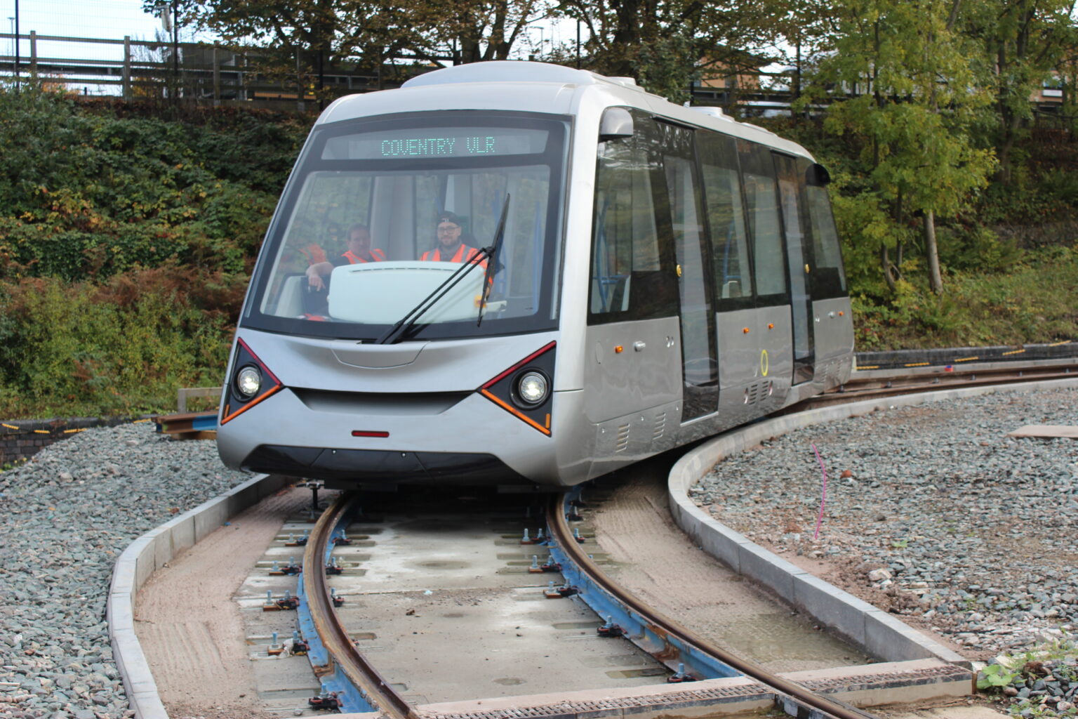 Coventry Very Light Rail vehicle tested on revolutionary track for ...