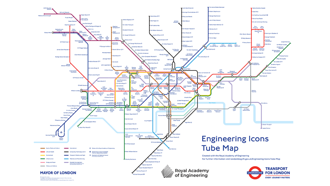 TfL and the Royal Academy of Engineering launch a new Tube map design ...