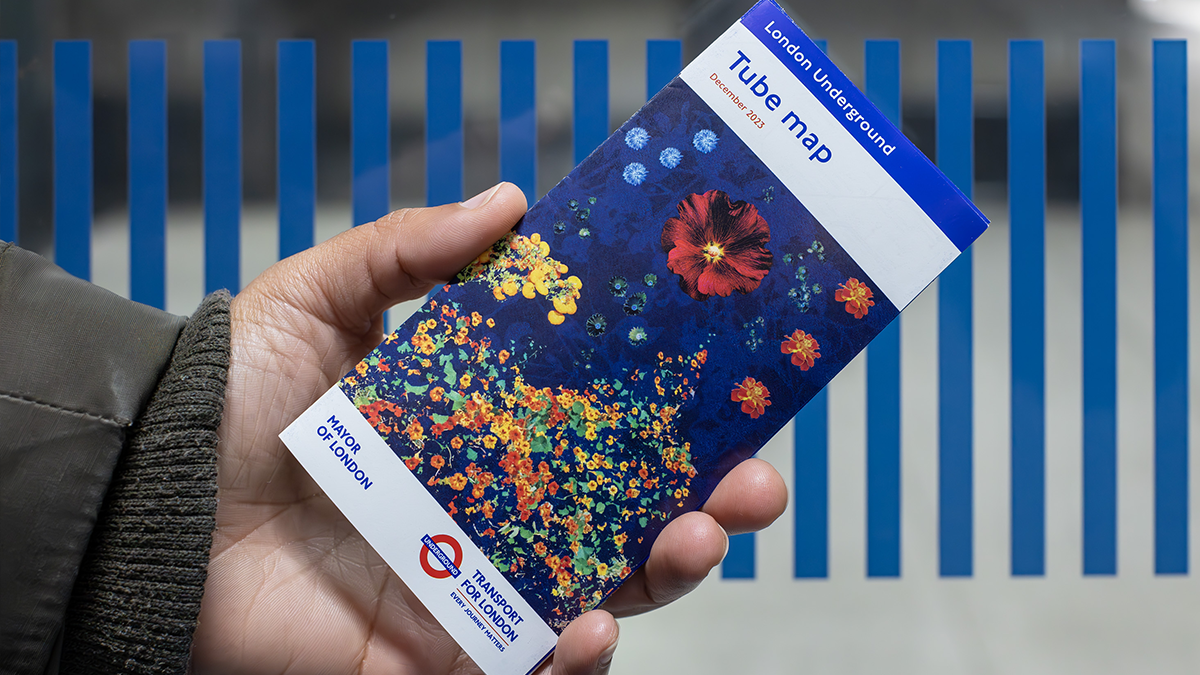 New Tube map cover by artist Joy Gregory pays tribute to green-fingered ...