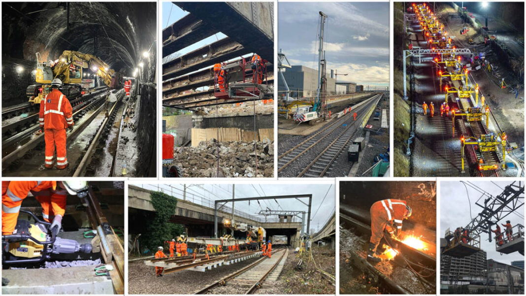 Rail renewals, upgrades and projects delivered successfully over Christmas across Anglia - Rail UK