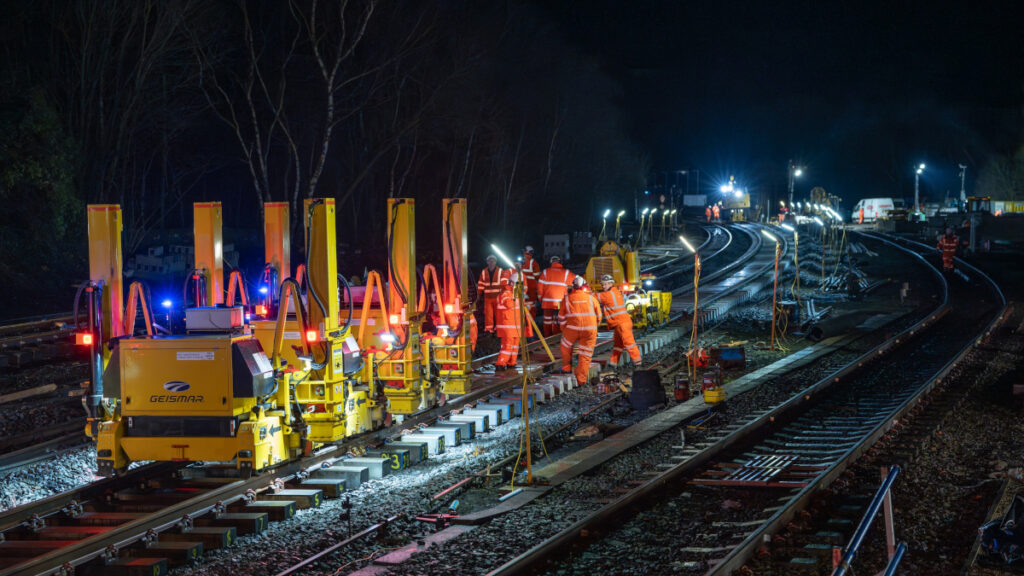 Track and signalling works progress on Hope Valley Railway Upgrade ...