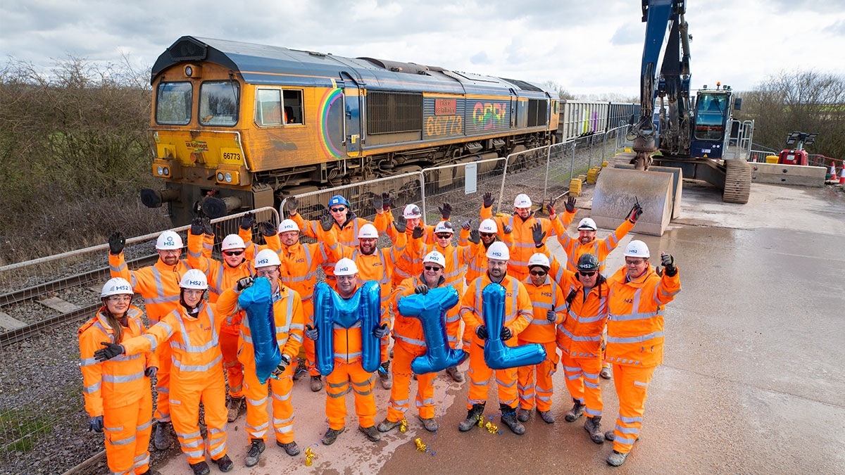 Million tonne milestone for HS2’s Quainton freight trains - Rail UK