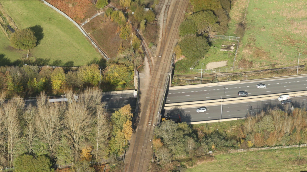 Network Rail to rebuild multi-million-pound bridge across M62 in ...