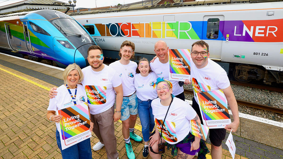LNER & Transpennine Express celebrate the start of pride - Rail UK