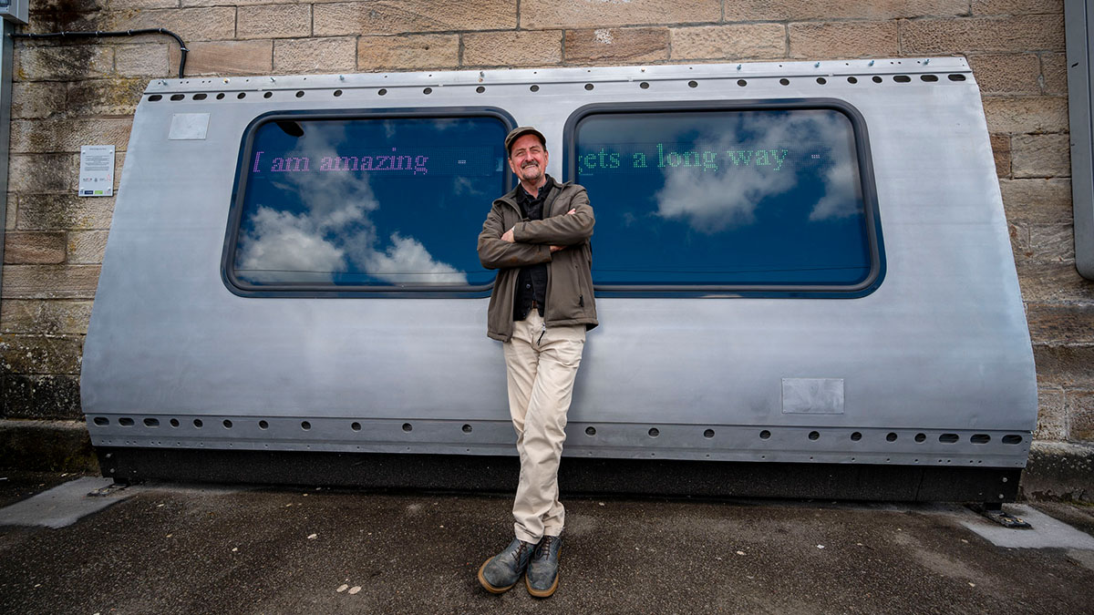 Hamilton station becomes platform for transformed train carriage ...
