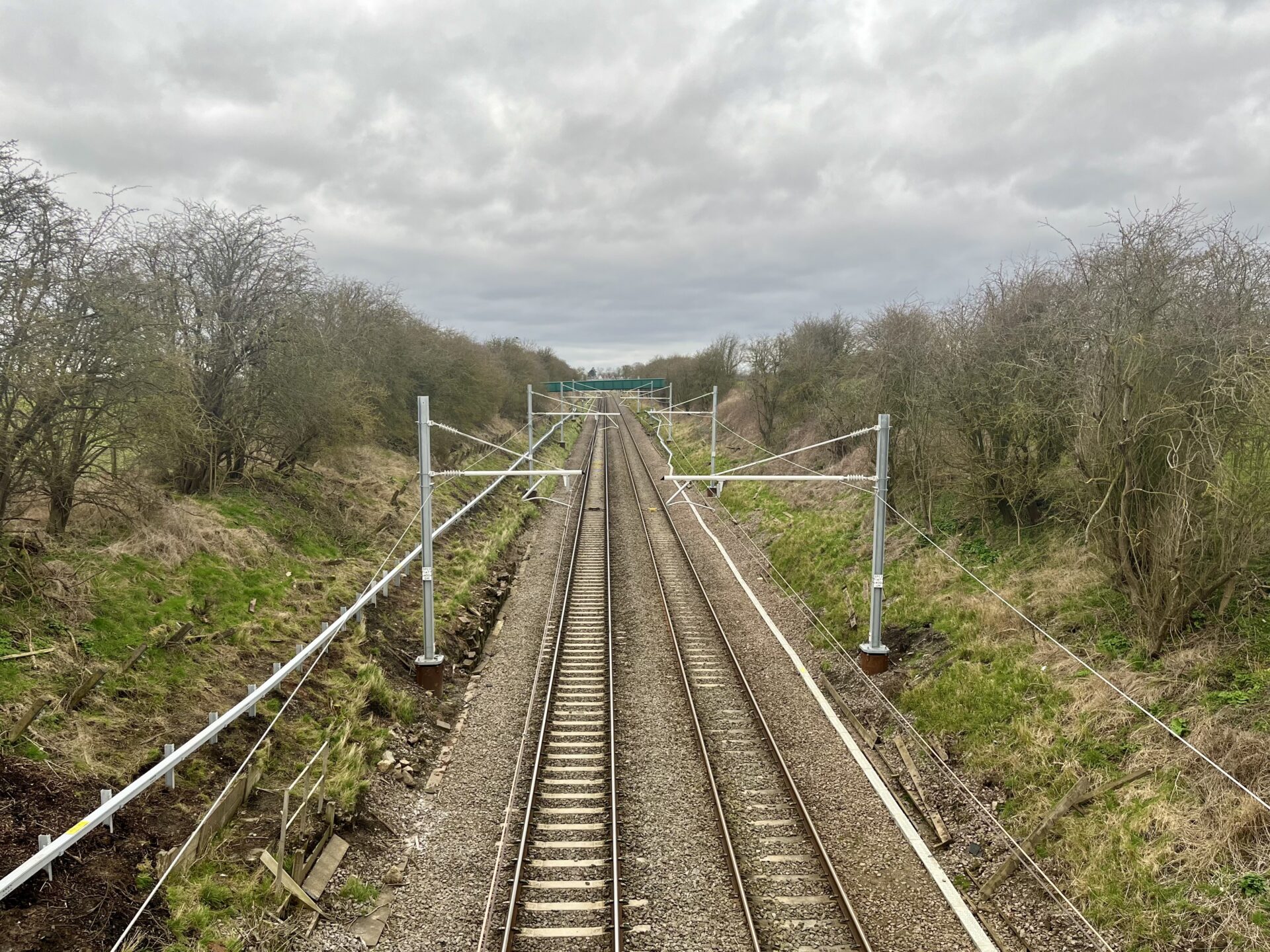 Power lines go live as latest section of Midland Main Line is ...
