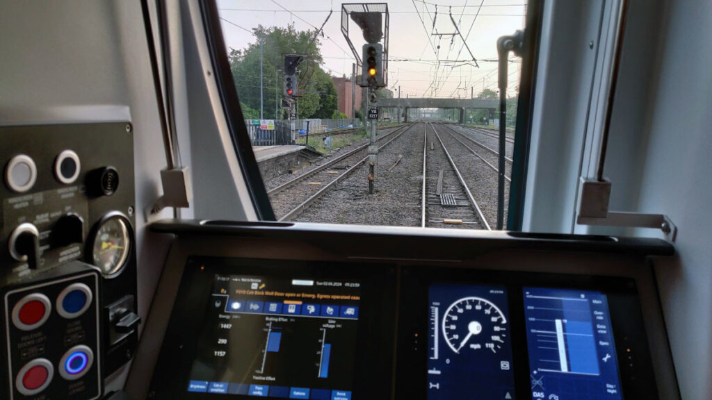 East Coast Main Line in-train signalling testing on August bank holiday ...
