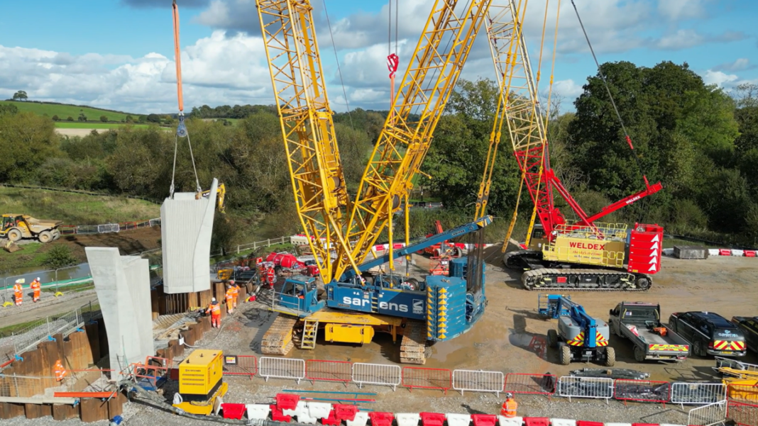 Work begins on HS2’s Edgcote viaduct - Rail UK