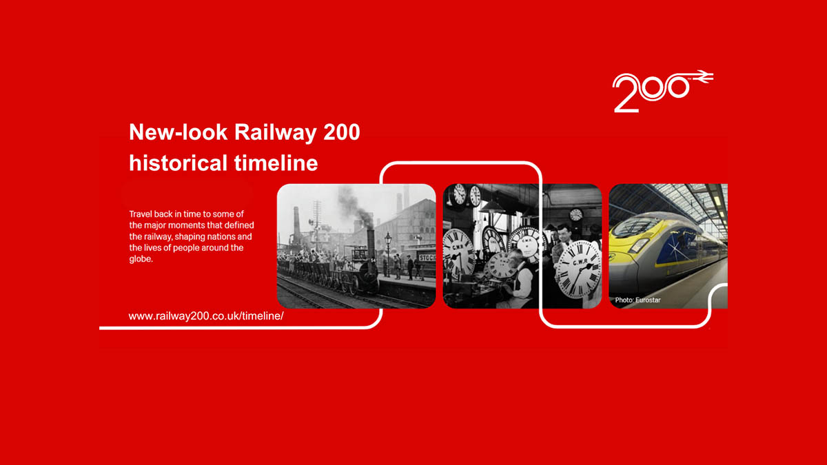 New-look, interactive timeline tracks evolution & impact of rail across Britain and the world ...