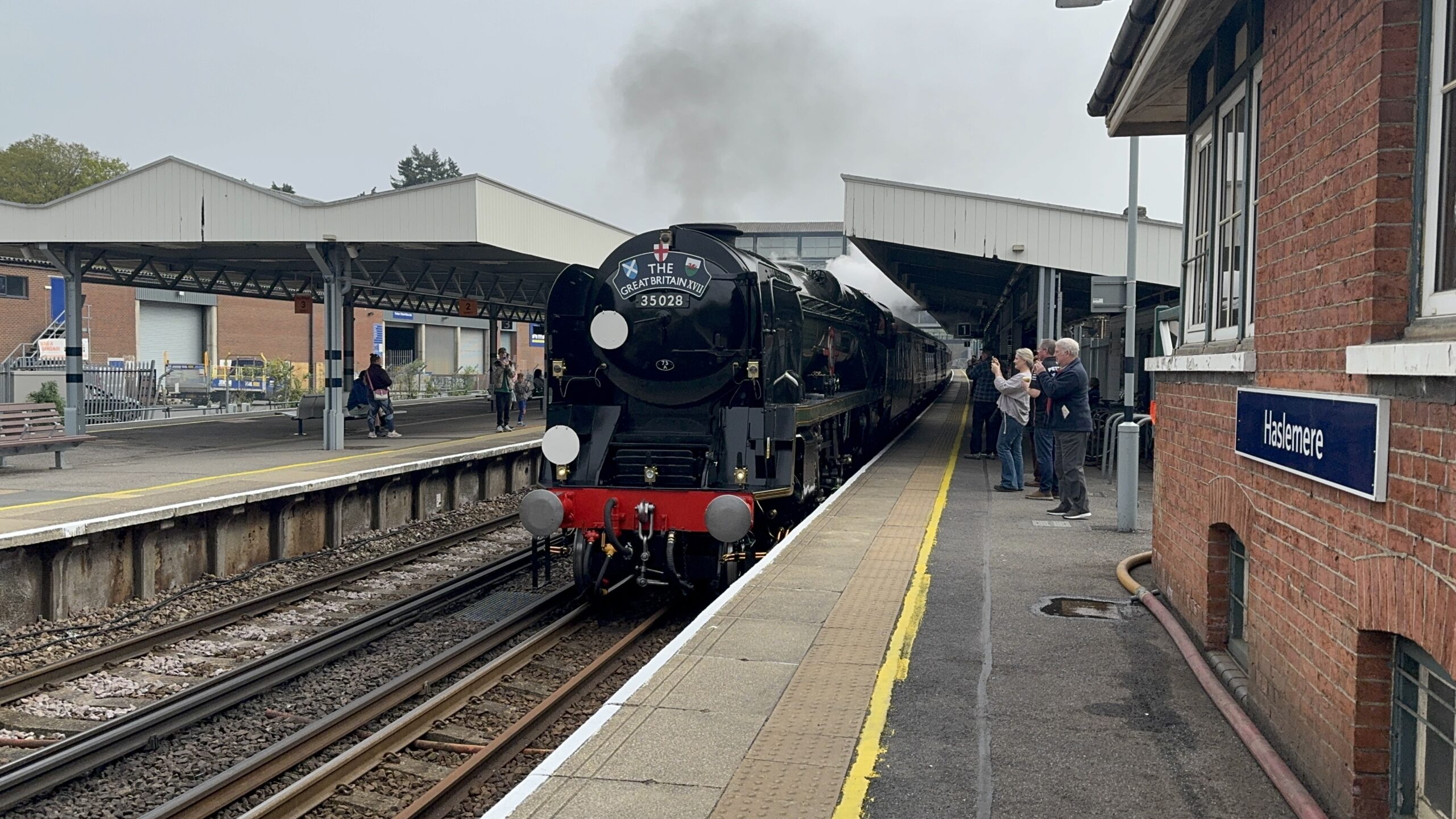 Final steam train signalled by Farncombe, Petersfield, and Haslemere ...