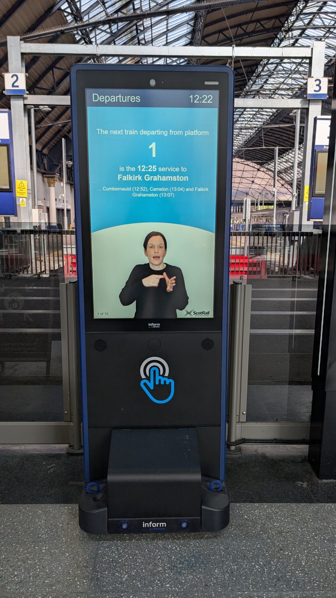 British Sign Language totems to make Scotland’s Railway more accessible ...