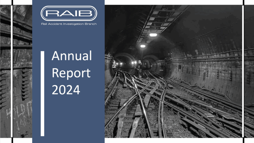 RAIB publishes annual report for 2024 - Rail UK