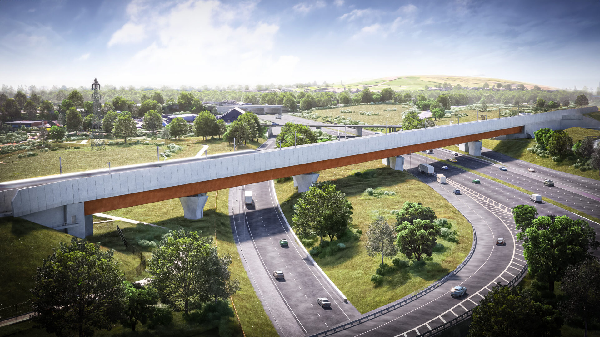 HS2 prepares for first M6 viaduct slide - Rail UK