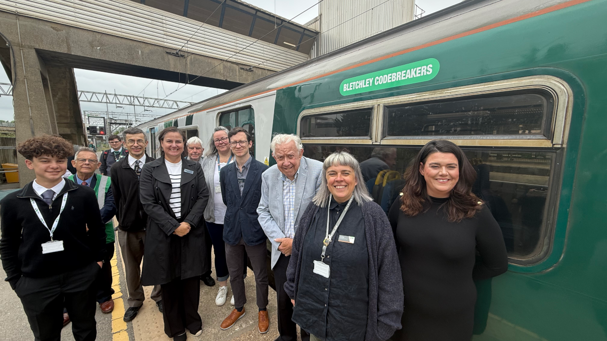 London Northwestern Railway names train in honour of Bletchley Park ...