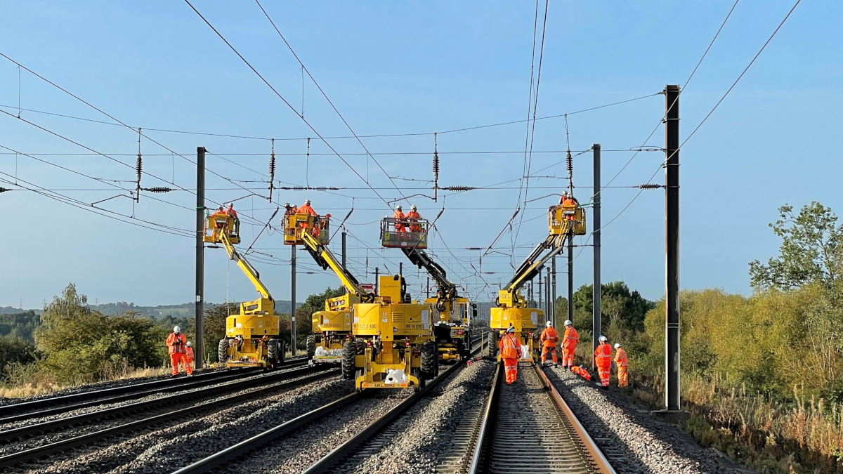 £84 million OLE project completed on time and under budget - Rail UK