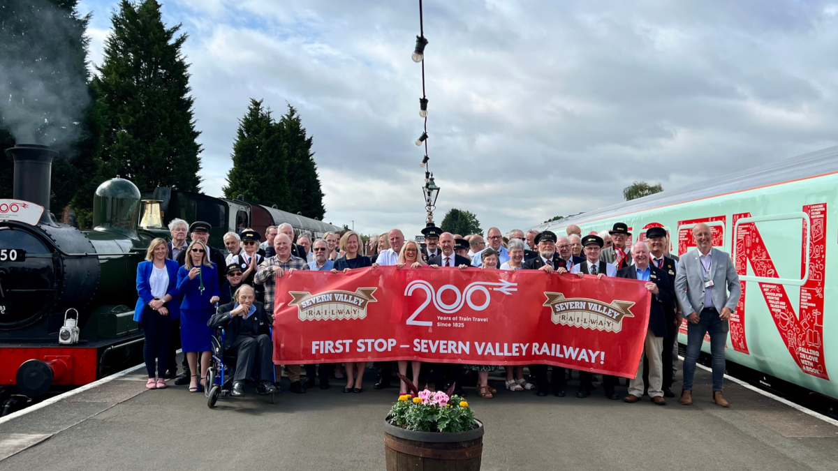 First stop Kidderminster as Railway 200 train arrives in the West ...