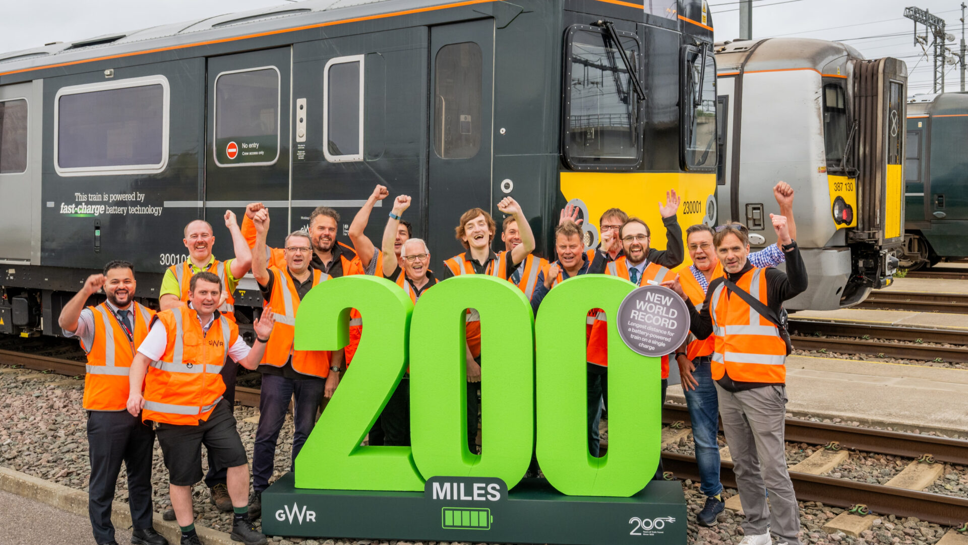 Great Western Railway battery train sets new world distance record of ...