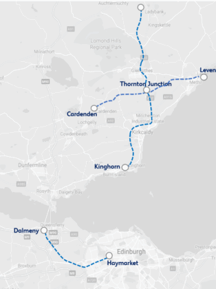 New battery-electric trains announced for Fife and Borders railway ...
