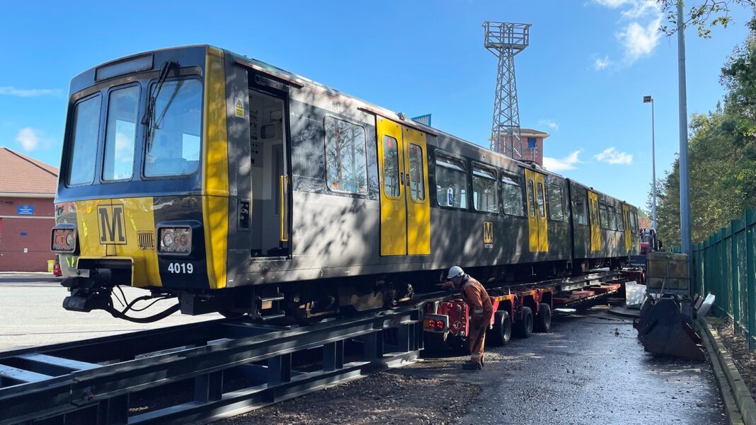 Former Metro train is donated to the Tyne and Wear Fire and Rescue ...