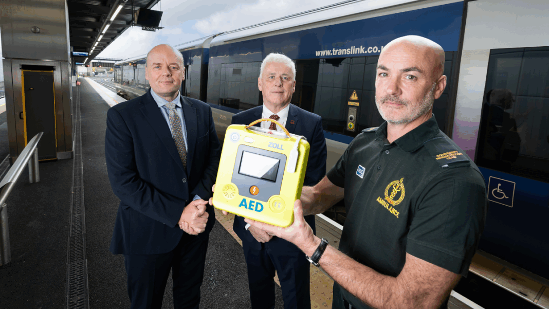 Translink announces defibrillator roll-out across NI Railways fleet ...