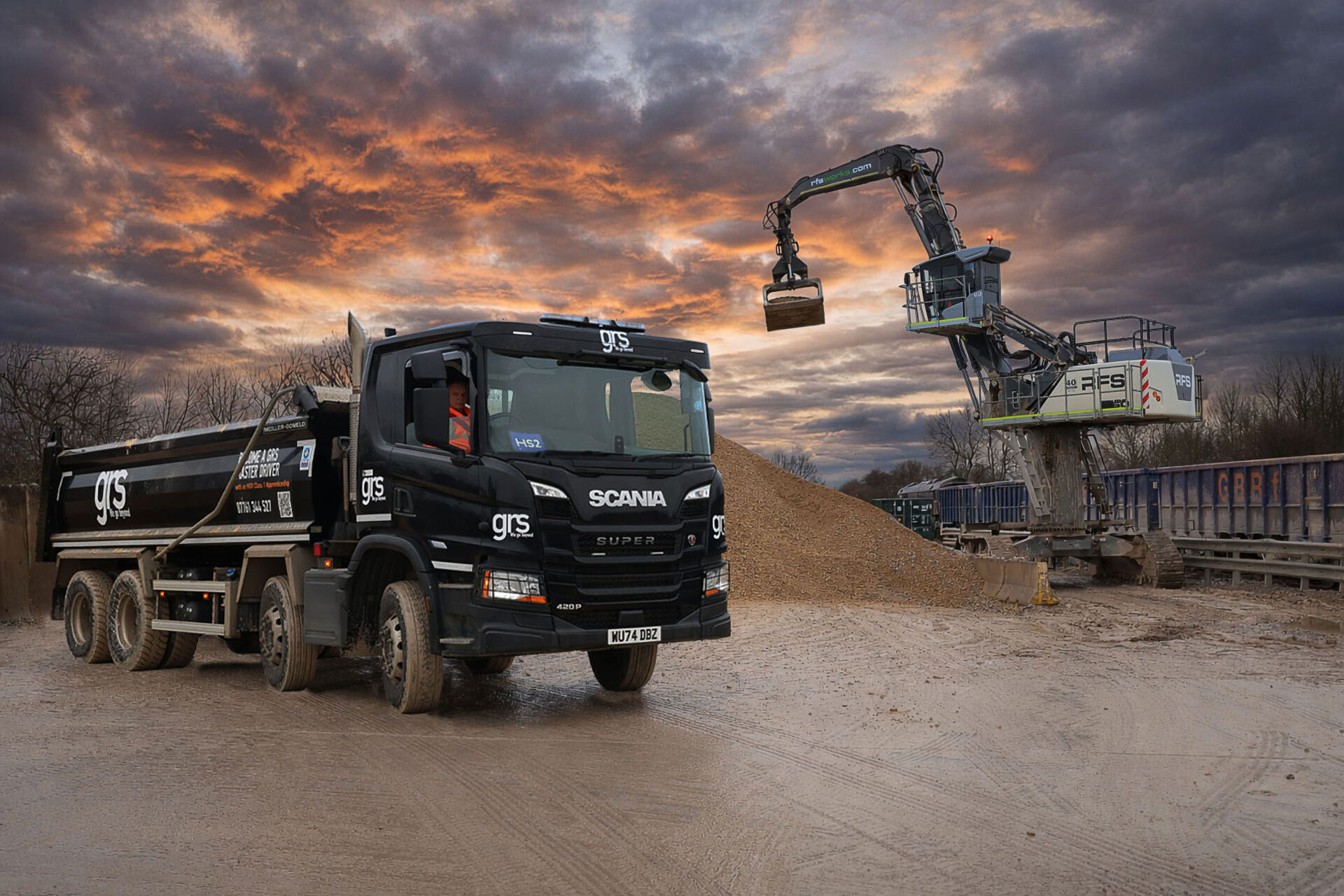 GRS celebrates landmark 20Mt of aggregates to HS2 - Rail UK