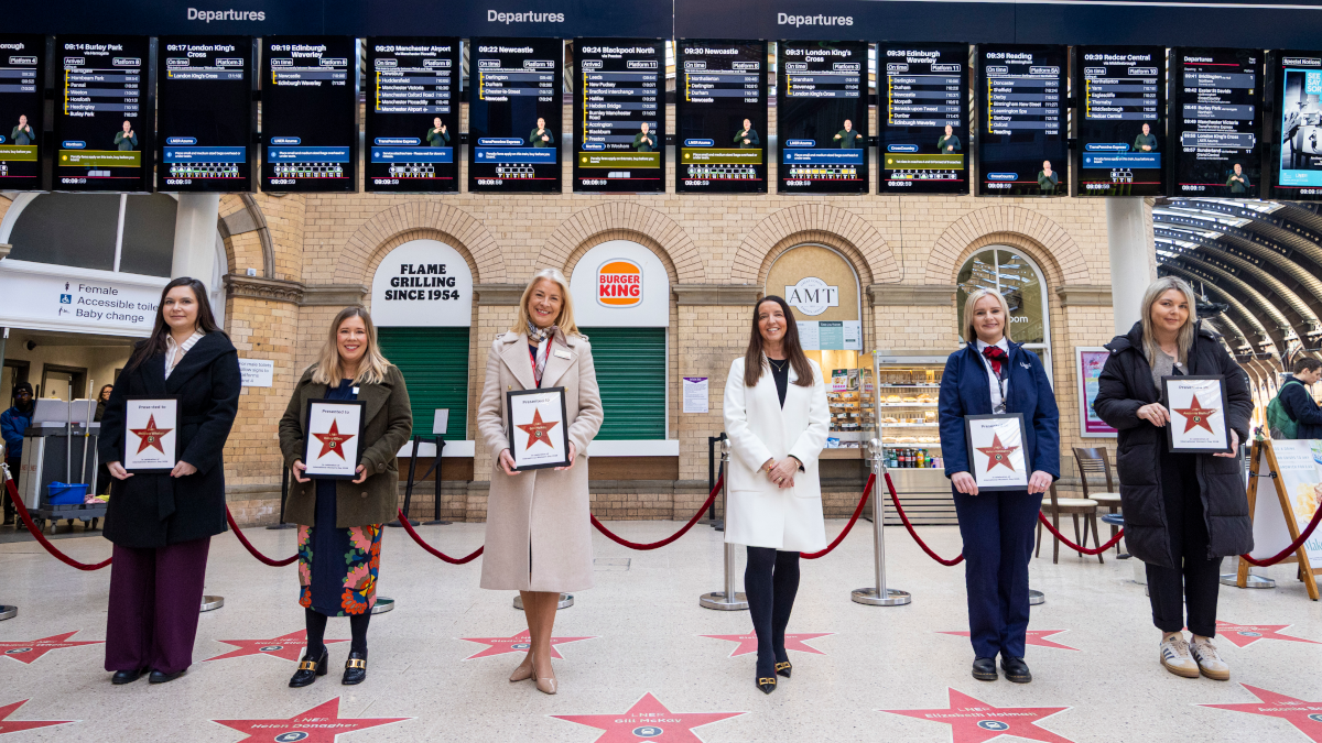 Hollywood style Walk of Fame honours female heroes of the Railway ...