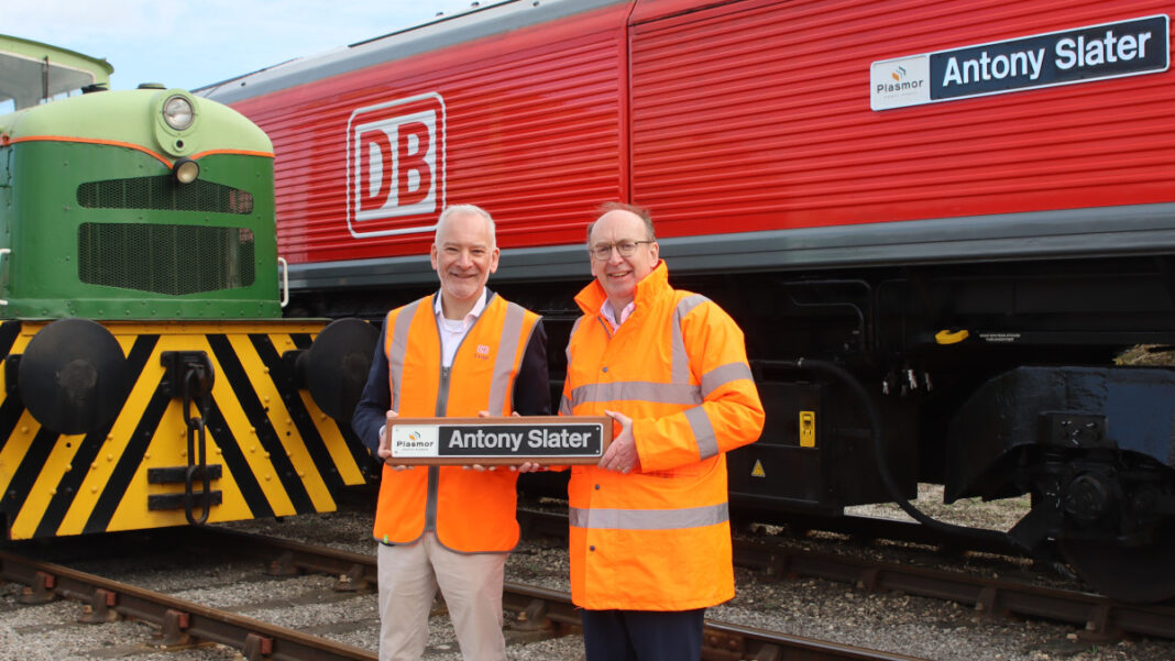 DB Cargo UK and Plasmor mark 40-year relationship with loco-naming ...