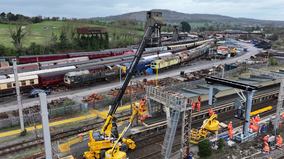 Footage released of major North West railway upgrades this Easter - Rail UK