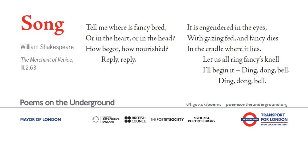 TfL marks 40 years of Poems on the Underground with new summer series ...