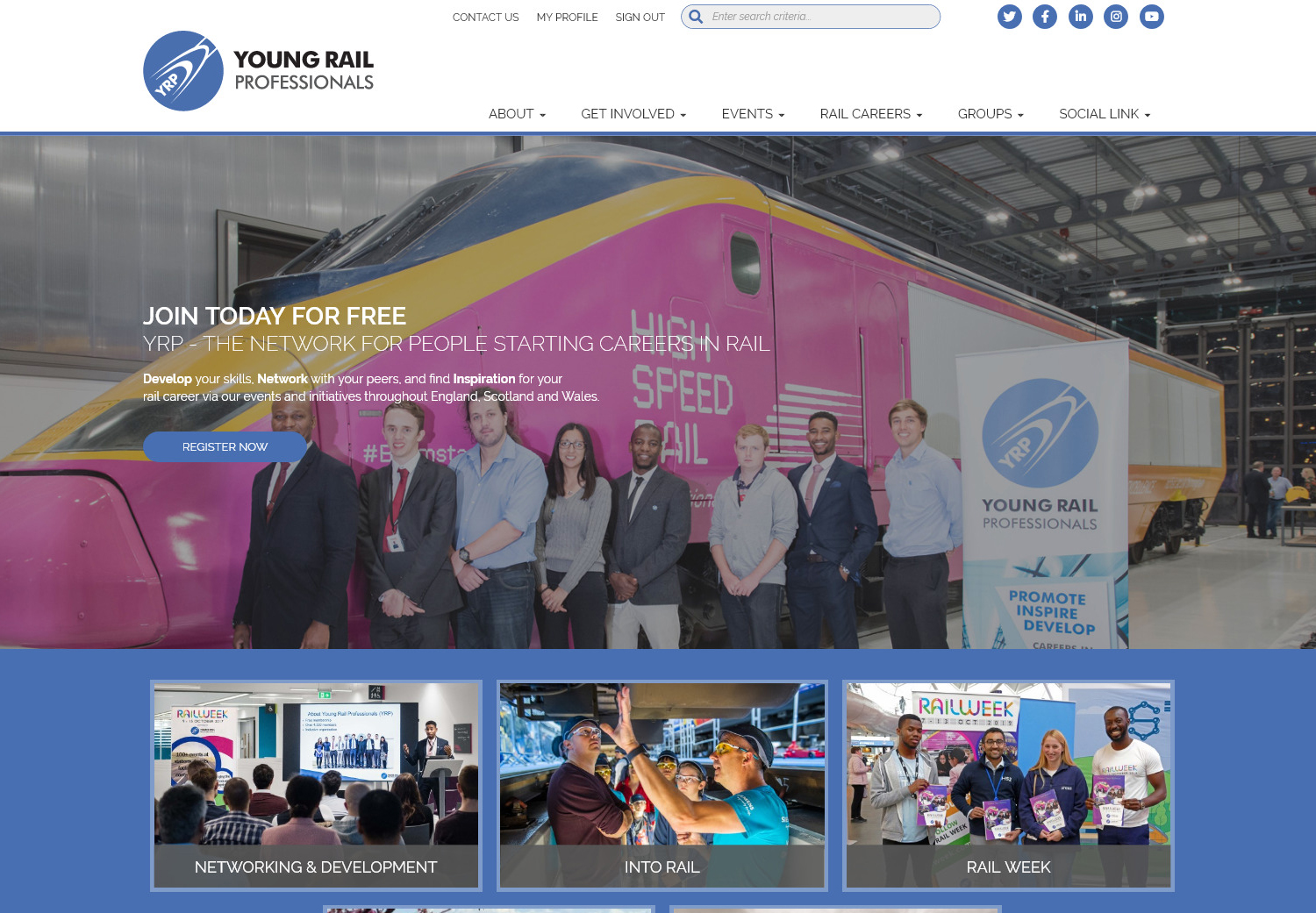 Young Rail Professionals - A new online community - Rail UK