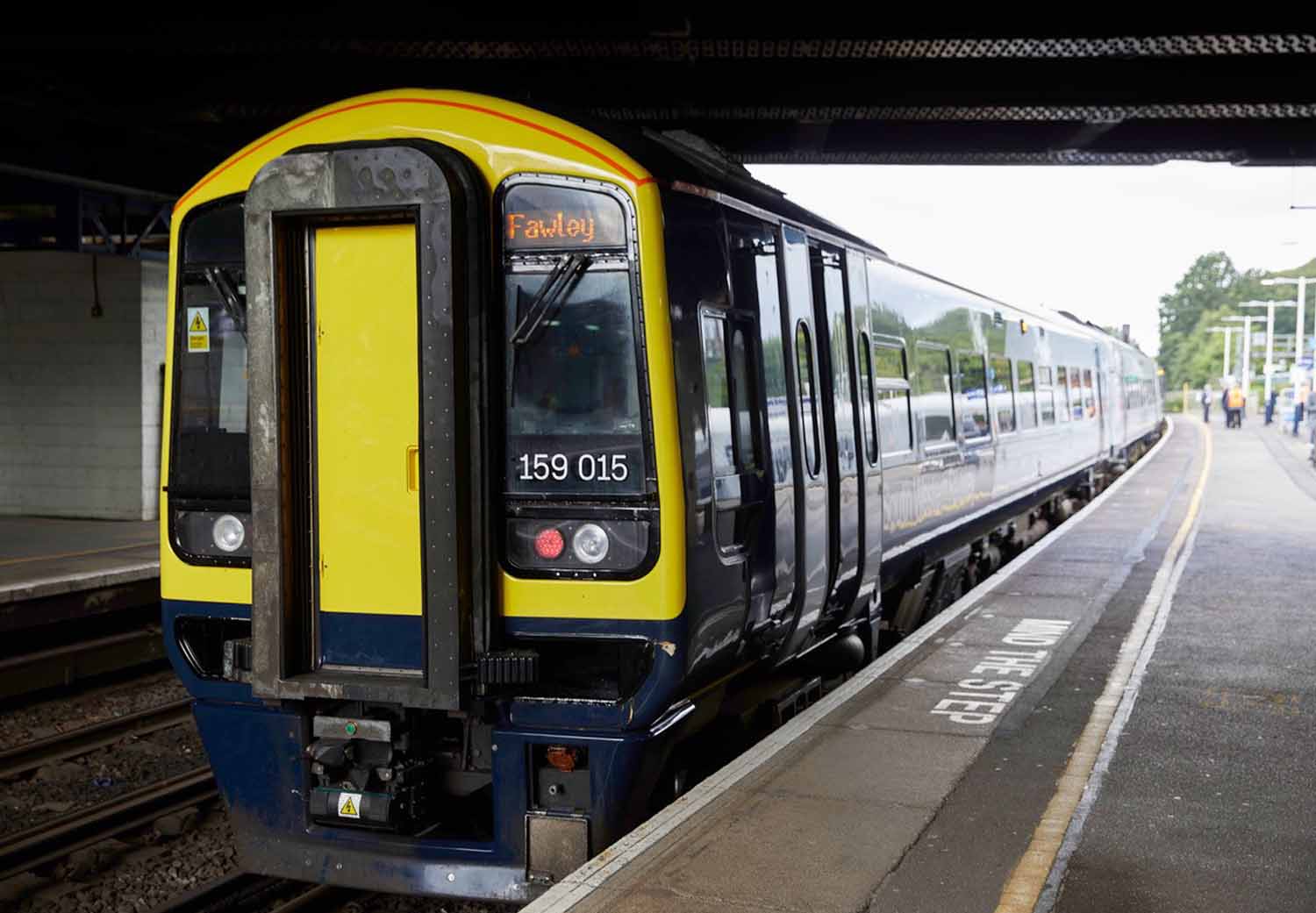 Special train investigates possibility of reopening disused branch line ...