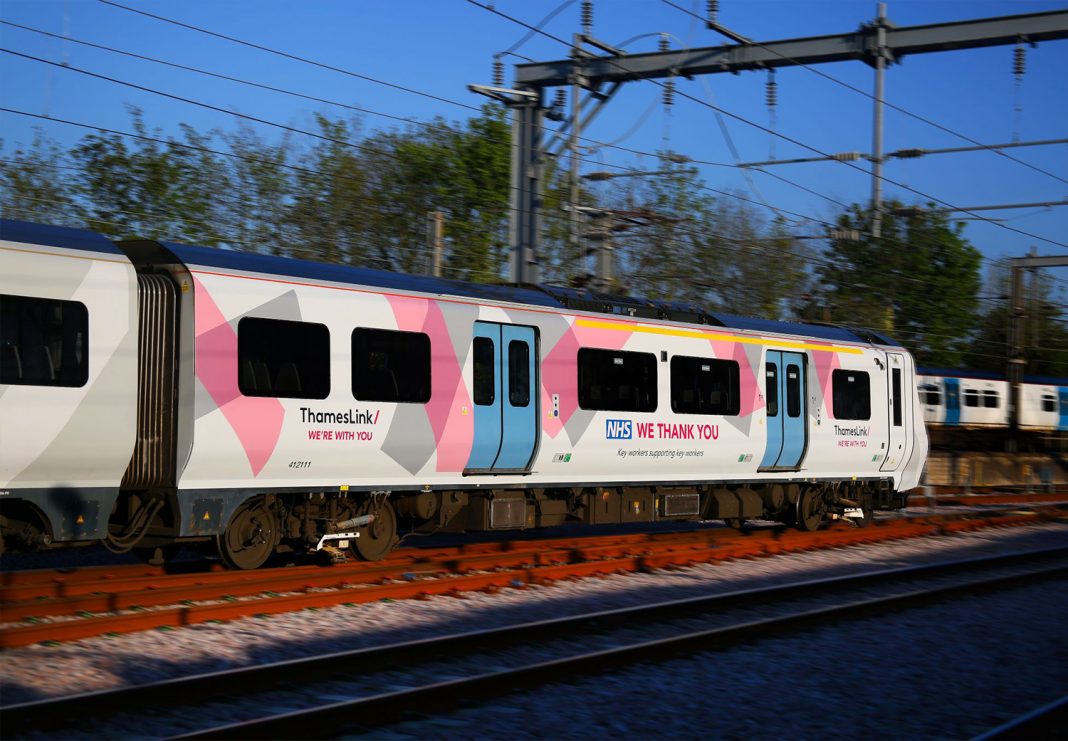 GTR wraps trains to show appreciation of NHS staff - Rail UK