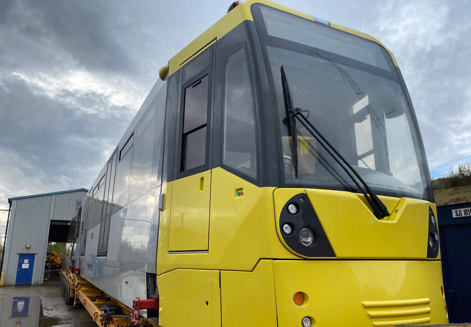New tram arrives in Manchester - Rail UK