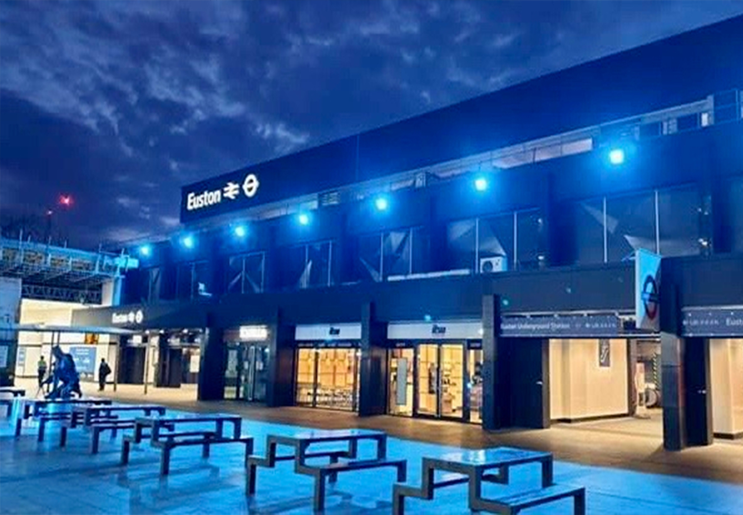 Another three Network Rail stations go blue for the NHS - Rail UK